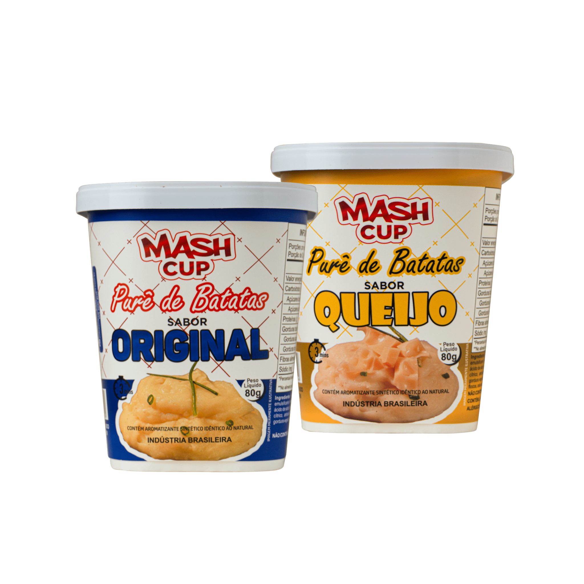 Kit Mash Cup 2 Unidades - Sabores Original e Queijo | Purê de Batata I ...